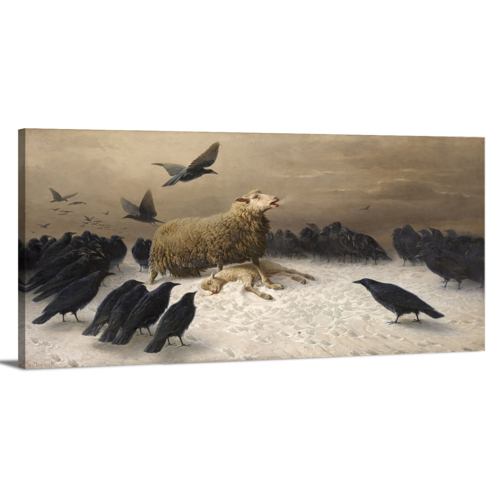 Anguish by August Friedrich Schenck Fine Art Poster Print | Etsy