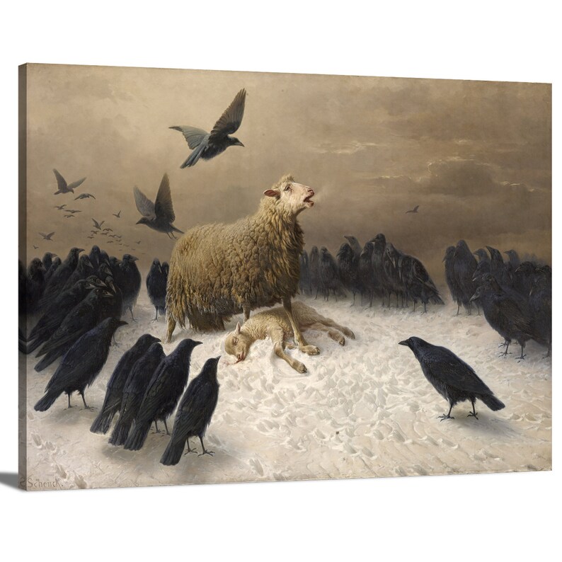 Anguish by August Friedrich Schenck Fine Art Poster Print - Etsy