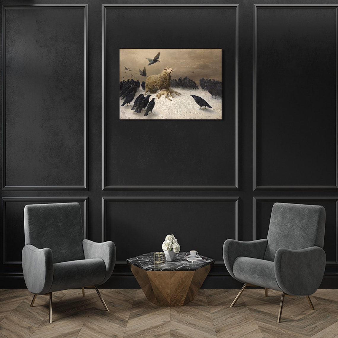 Anguish by August Friedrich Schenck Fine Art Poster Print | Etsy