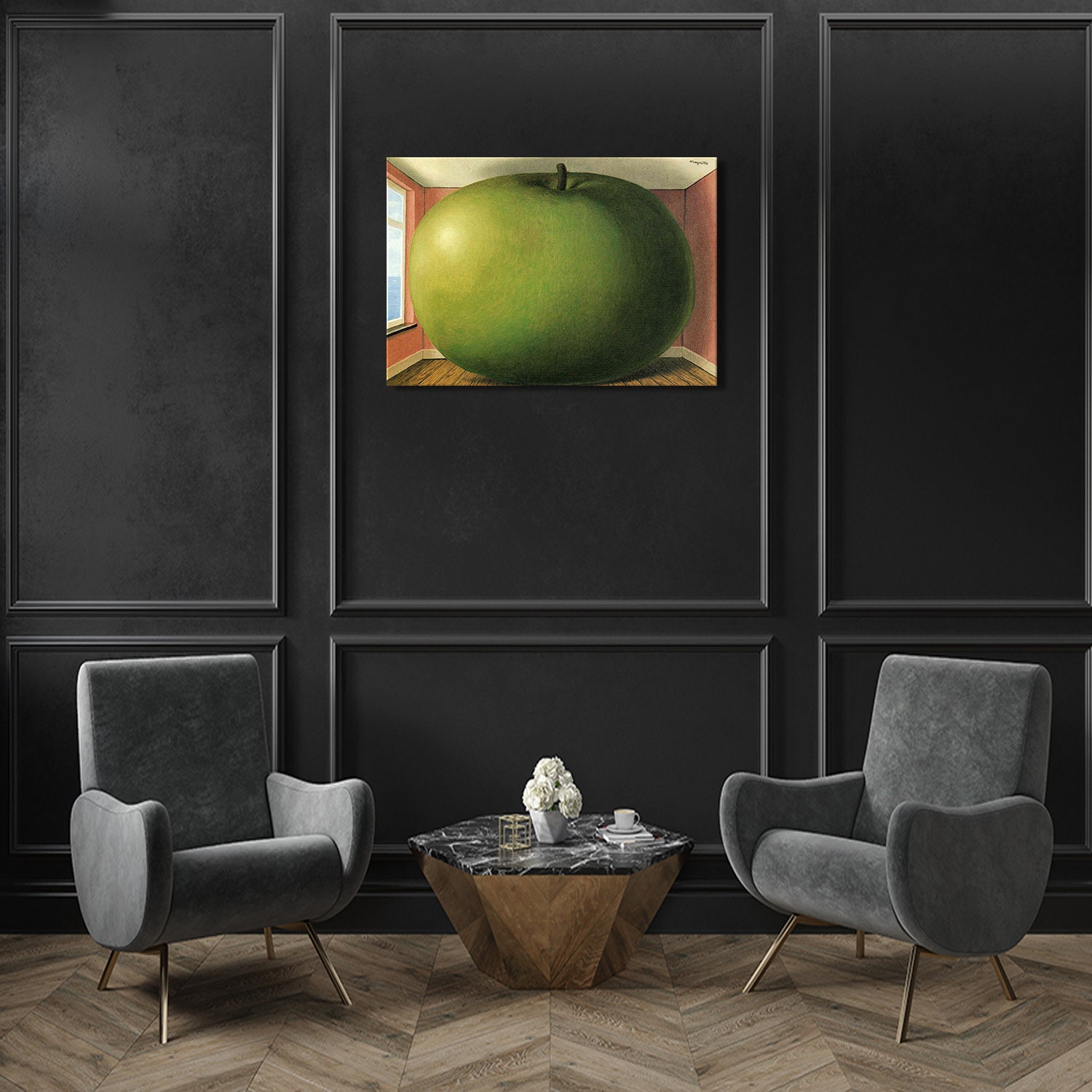 The Listening Room by Rene Magritte Fine Art Poster Print | Etsy