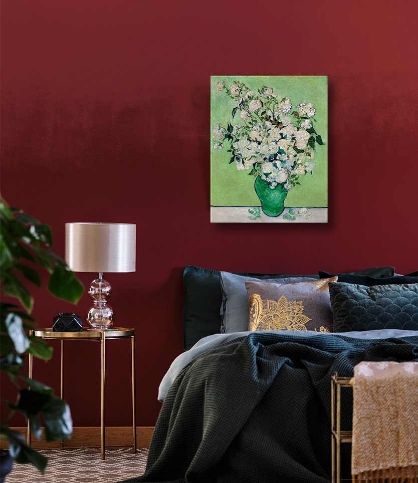 White Roses by Vincent Van Gogh Classic Fine Art Famous Oil - Etsy