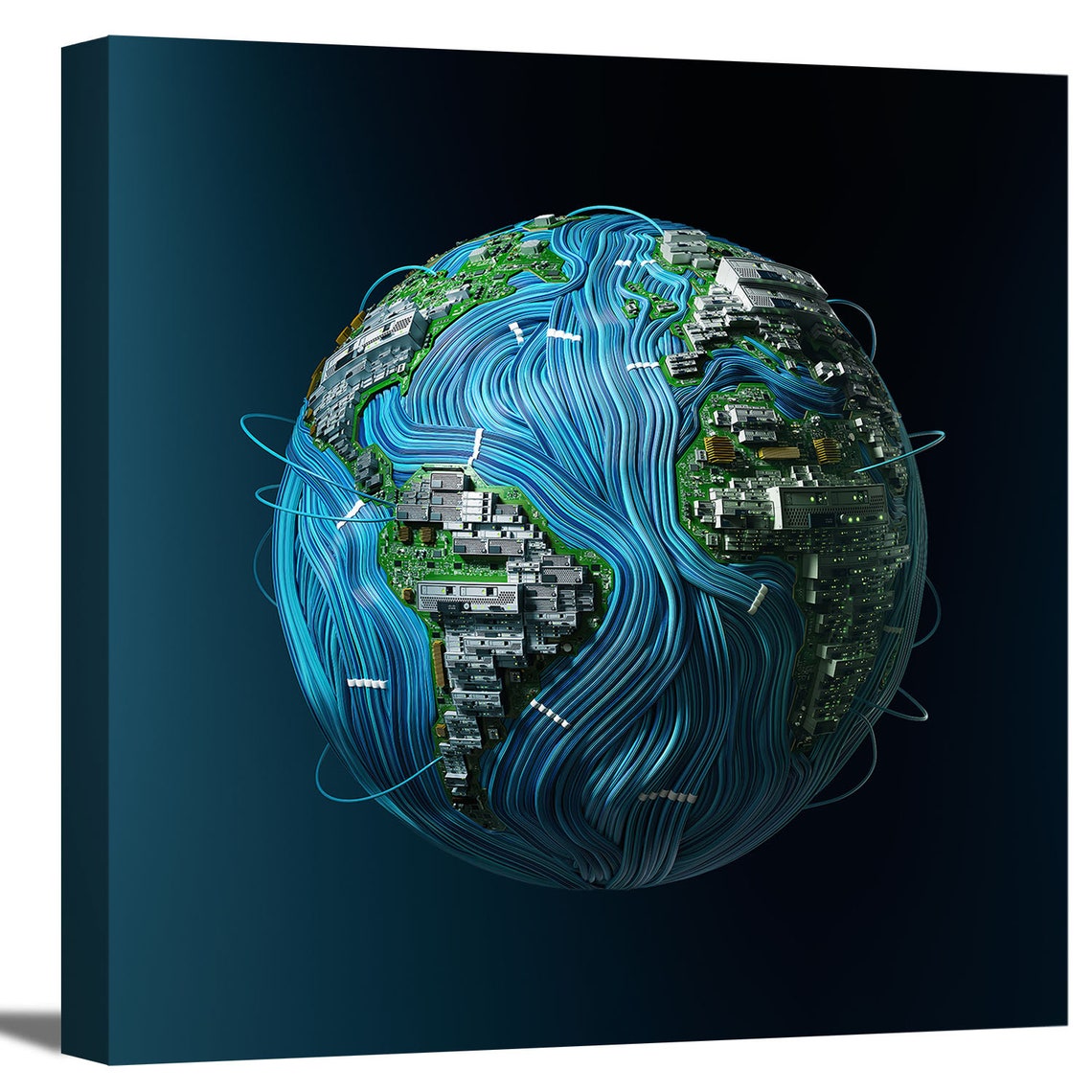 High Tech Earth Technology Fantasy I.T World Digital Art Galería de ...