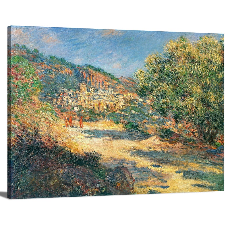 The Road to Monte Carlo by Claude Monet Oil Painting Classic | Etsy