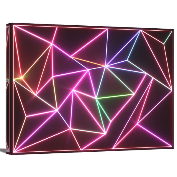 Neon Triangle - Etsy