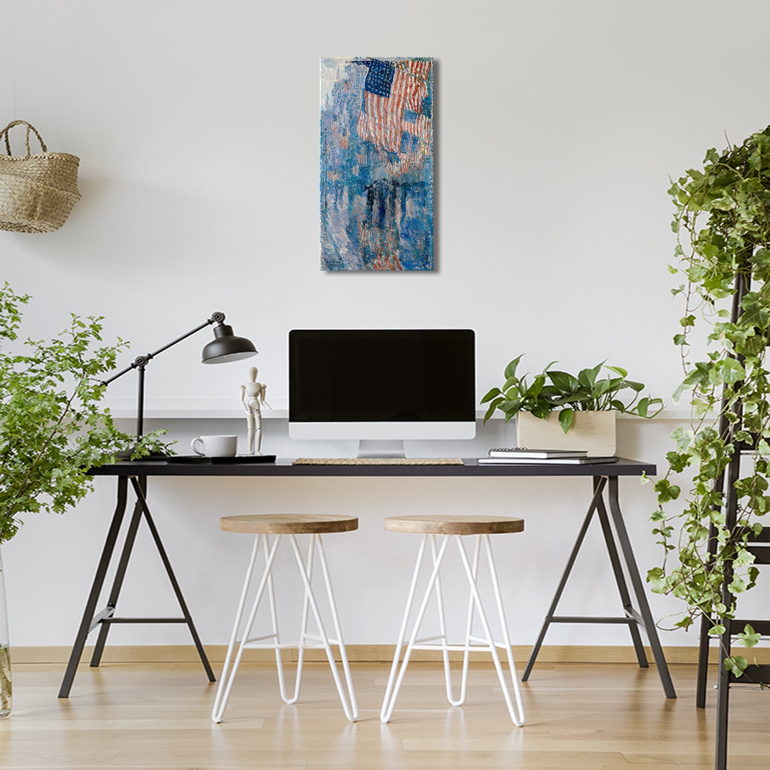 The Avenue in the Rain by Frederick Childe Hassam Fine Art | Etsy