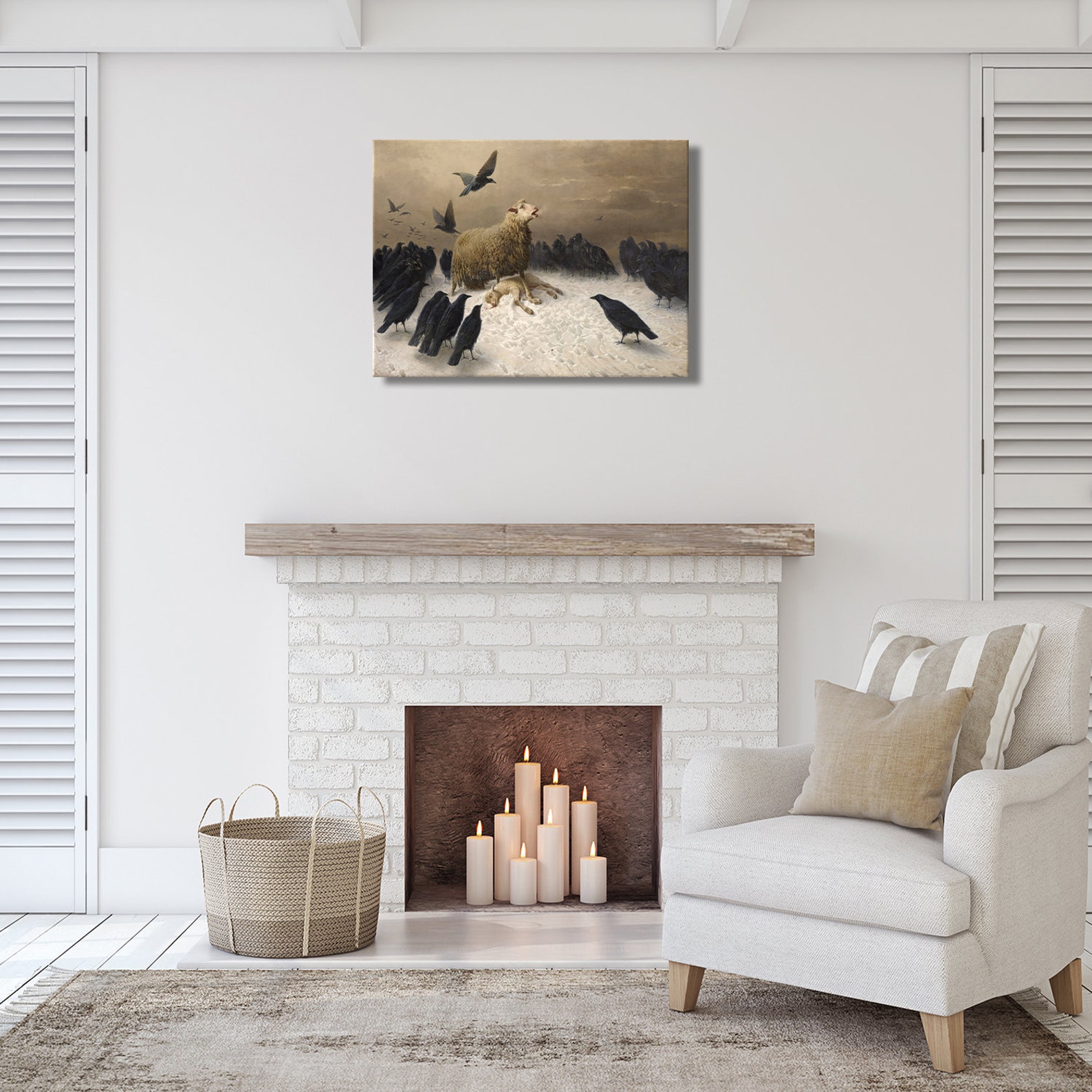 Anguish by August Friedrich Schenck Fine Art Poster Print | Etsy