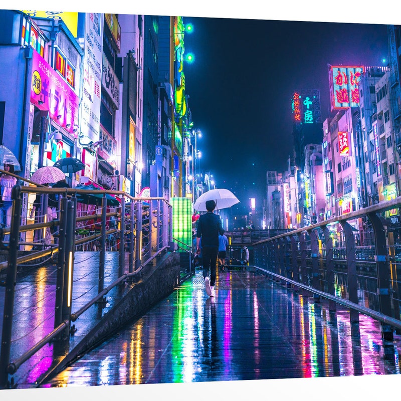 Neon Canvas Art - Etsy