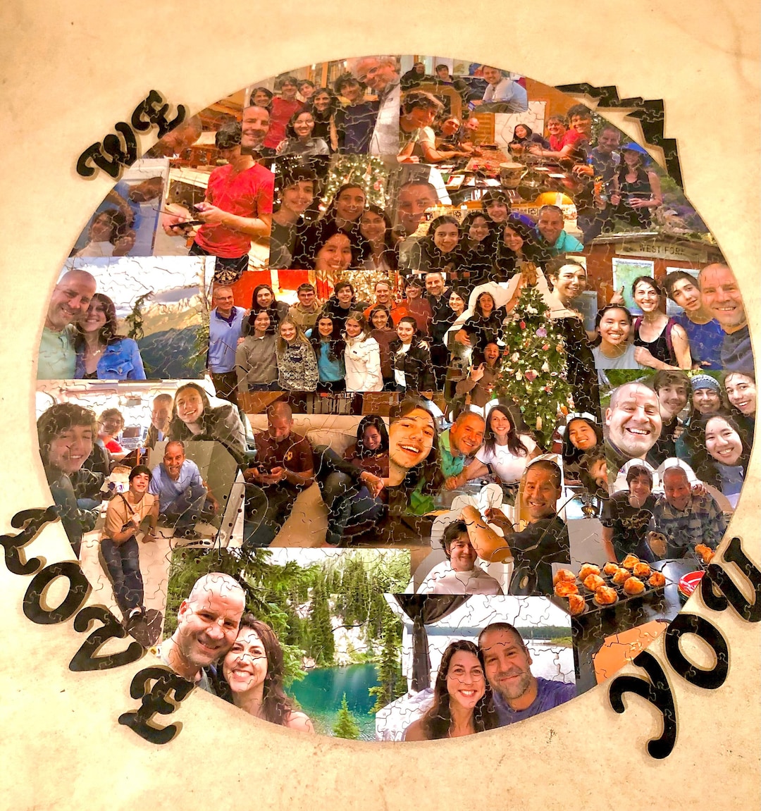 Custom Photo Collage Puzzle, Photo Collage Jigsaw Puzzle, Personalized ...