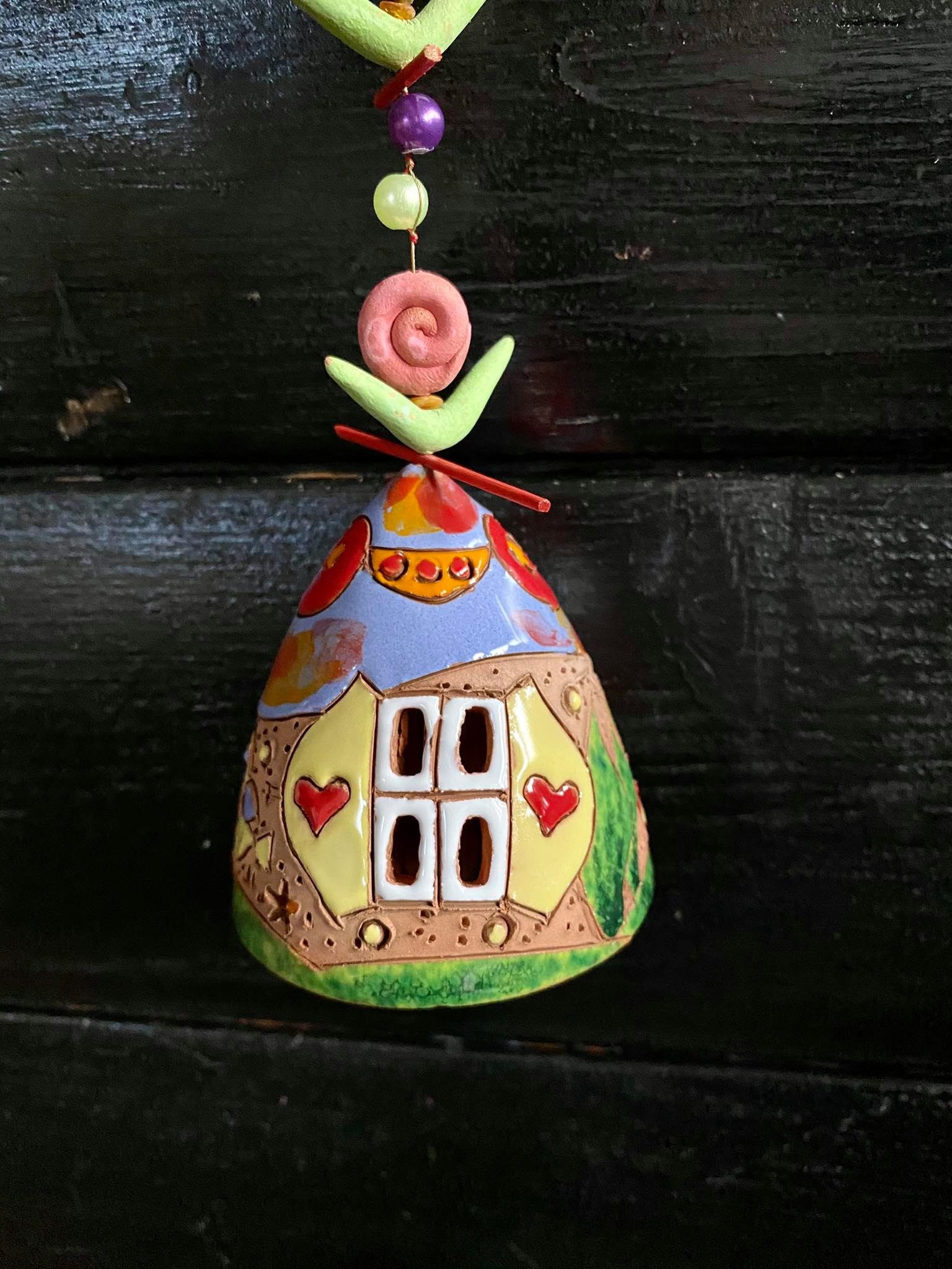 House Motives Ceramic Hanging Bells . Room and Garden - Etsy