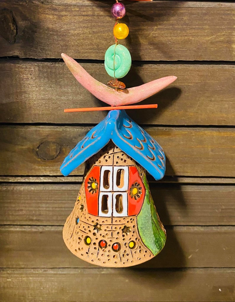 Ceramic House Bells Handmade . Room and Garden | Etsy Australia