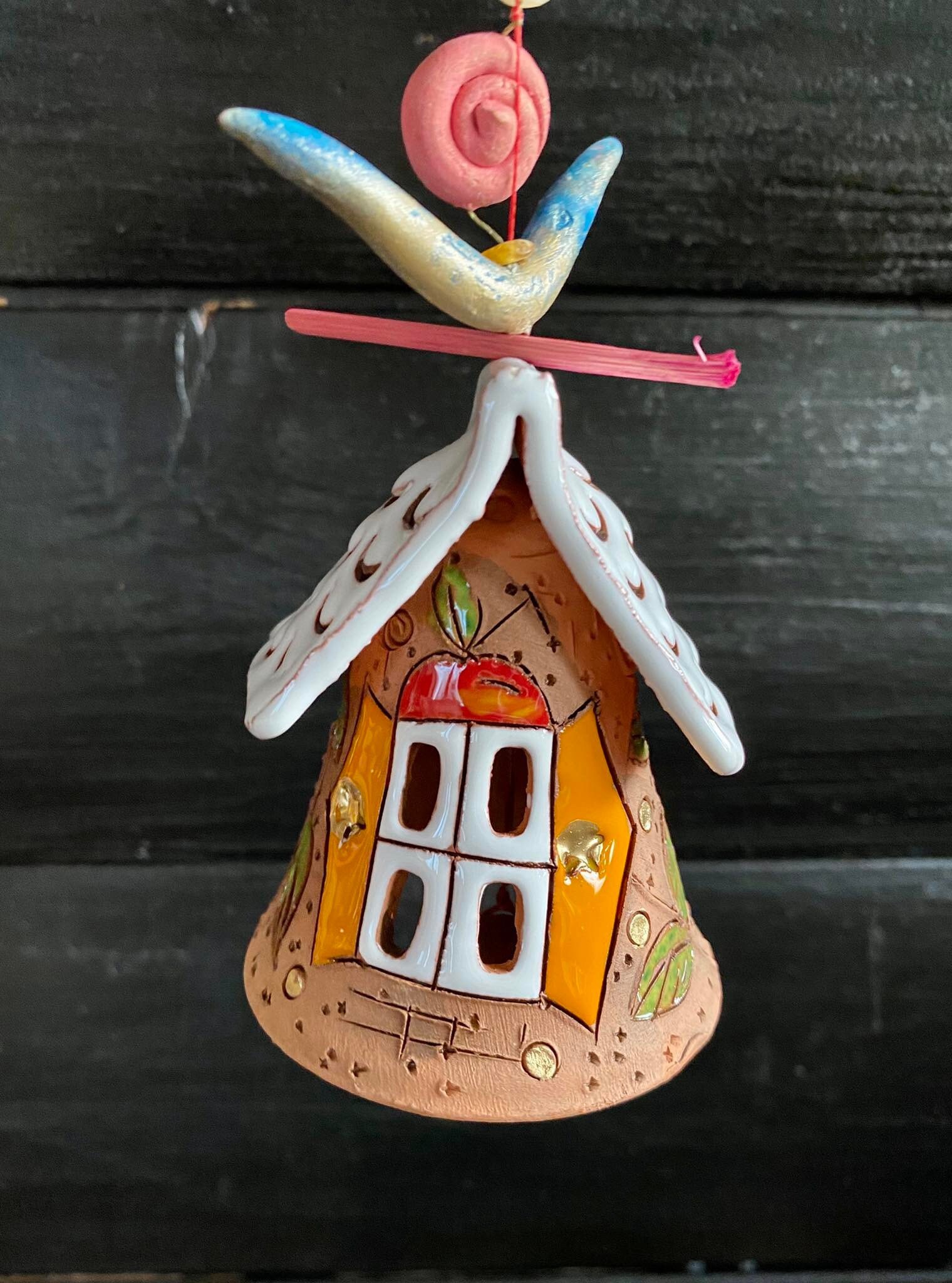 Ceramic House Bells Handmade . Room and Garden | Etsy Australia