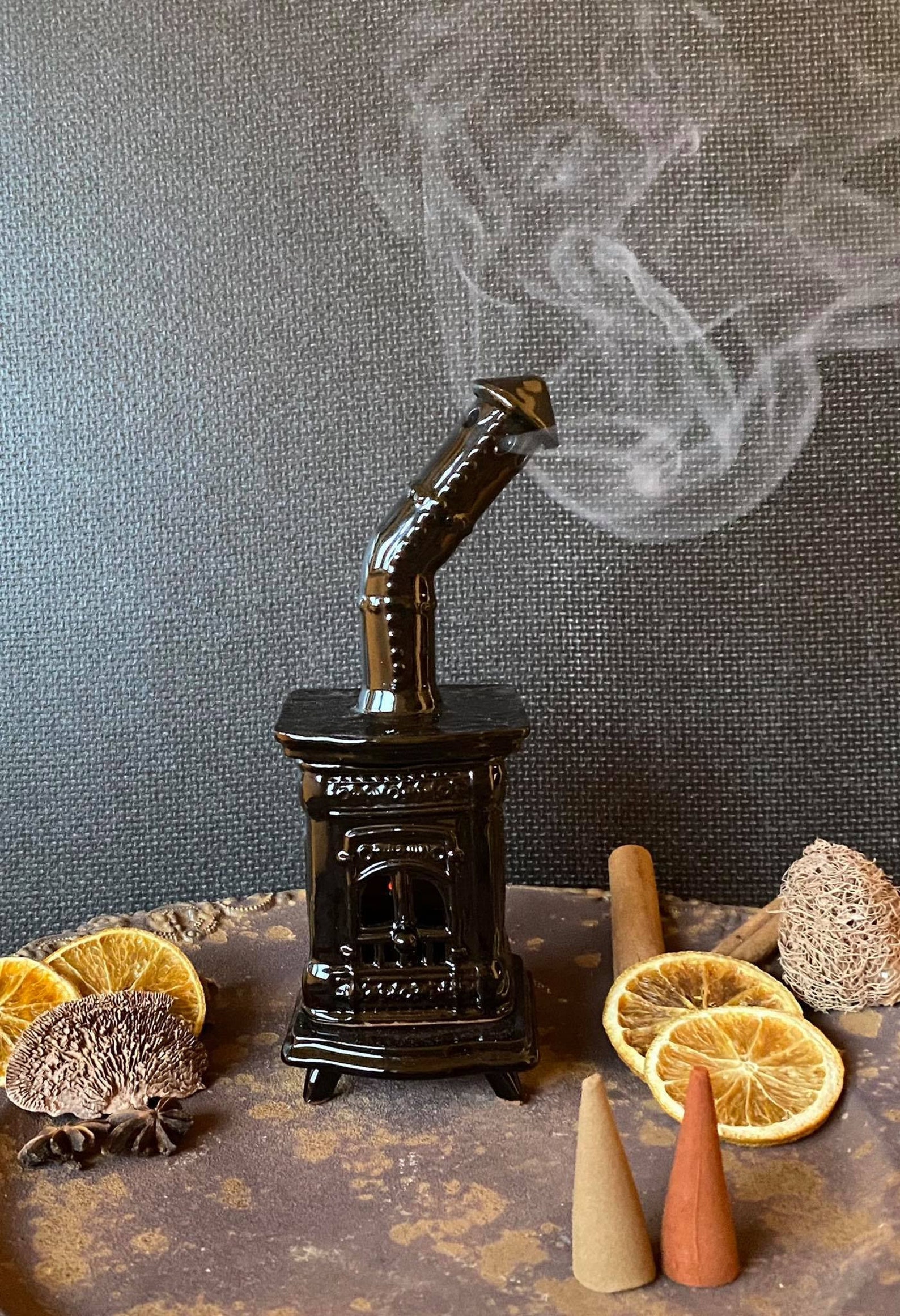 Unique ceramic Incense holder.Original decor Incense cone | Etsy