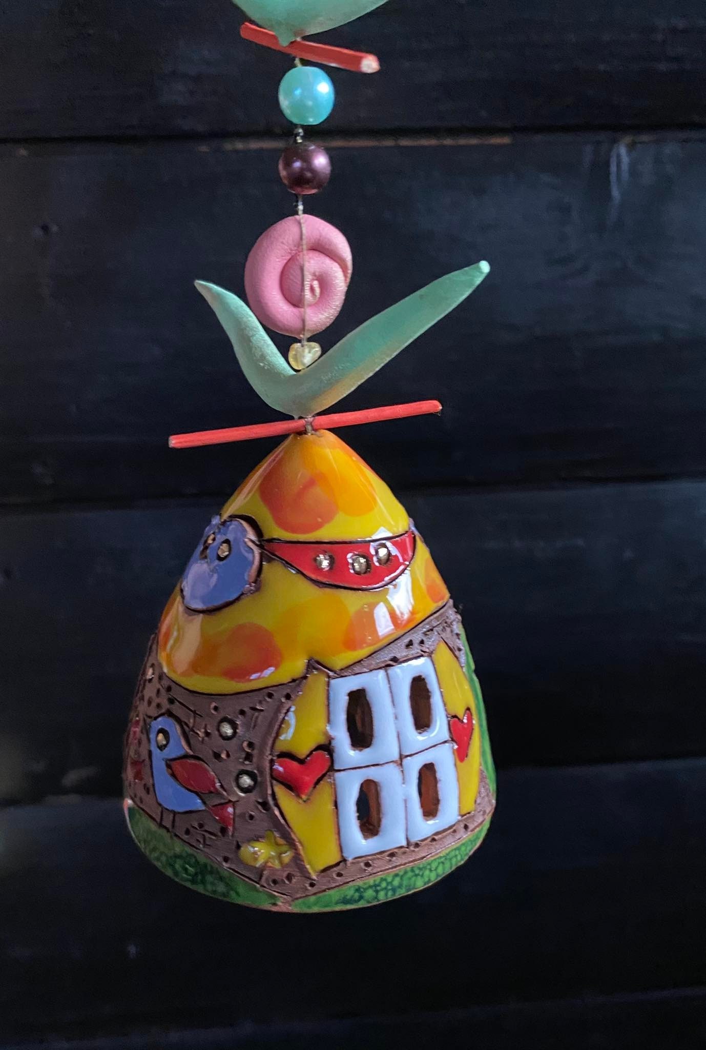 House Motives Ceramic Hanging Bells . Room and Garden - Etsy