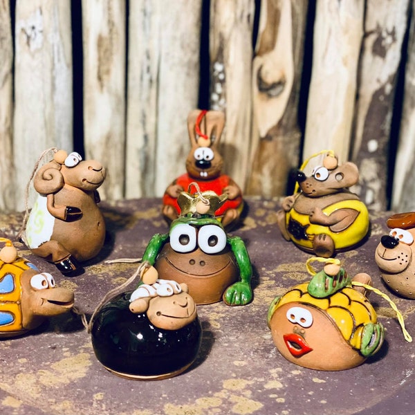 Tiny Ceramic Animals - Etsy