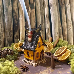 Ceramic Incense House. Handmade Incense Holders. Incense Cone Burner ...