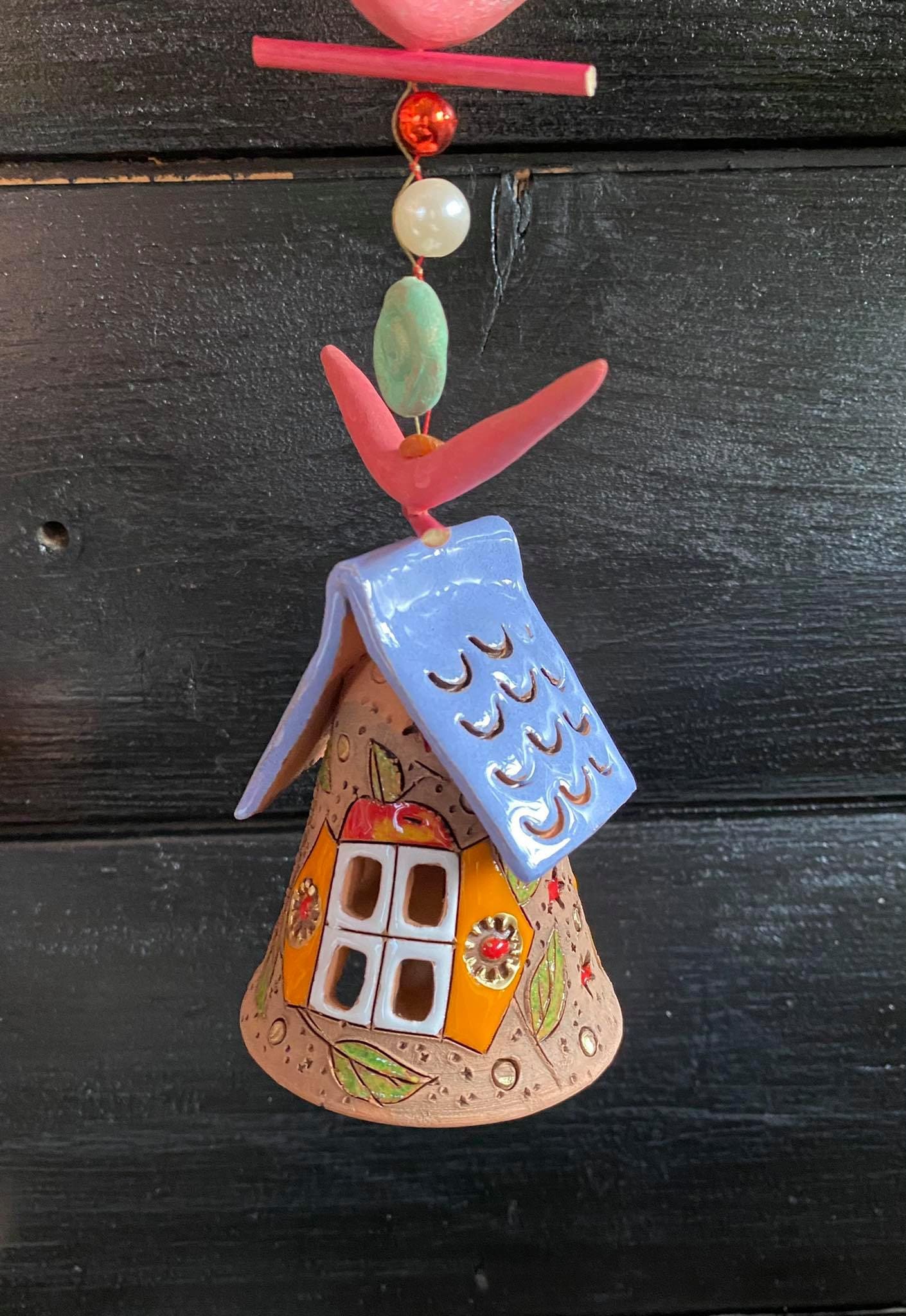 Ceramic House Bells Handmade . Room and Garden | Etsy Australia