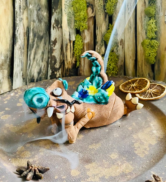 Dragon Ceramic Incense Cone Burner .great Gift.home - Etsy