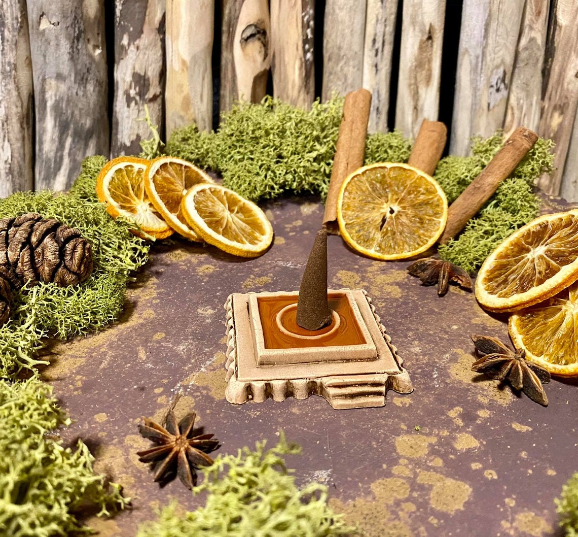 Ceramic Incense House. Handmade Incense Holders. Incense Cone | Etsy