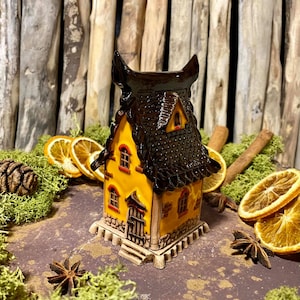 Ceramic Incense House. Handmade Incense Holders. Incense Cone Burner ...