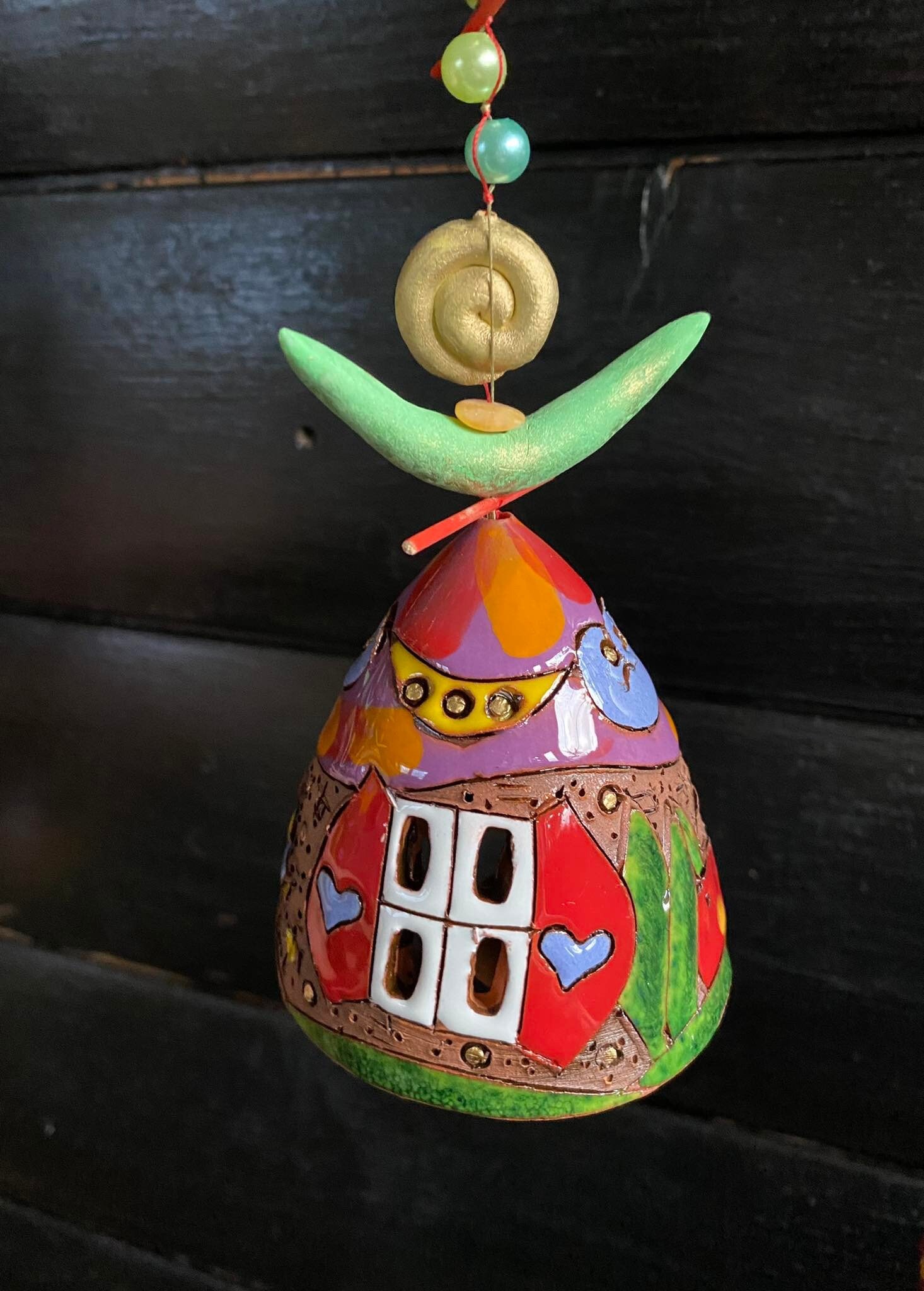 House Motives Ceramic Hanging Bells . Room and Garden - Etsy