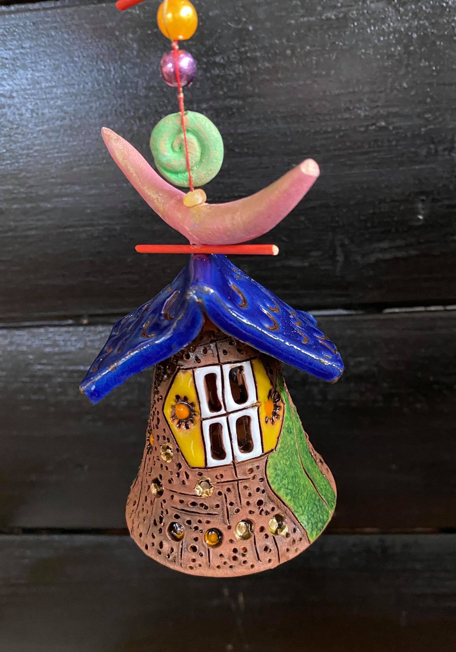 Ceramic House Bells Handmade . Room and Garden | Etsy Australia