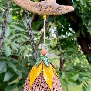 Ceramic Hanging Bells . Room and Garden Decor.handmade.unique Wind ...