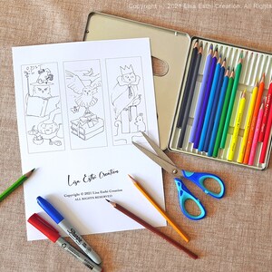 Printable Coloring Bookmark Set, 3 Owl Bookmarks, Book Lover Owls ...