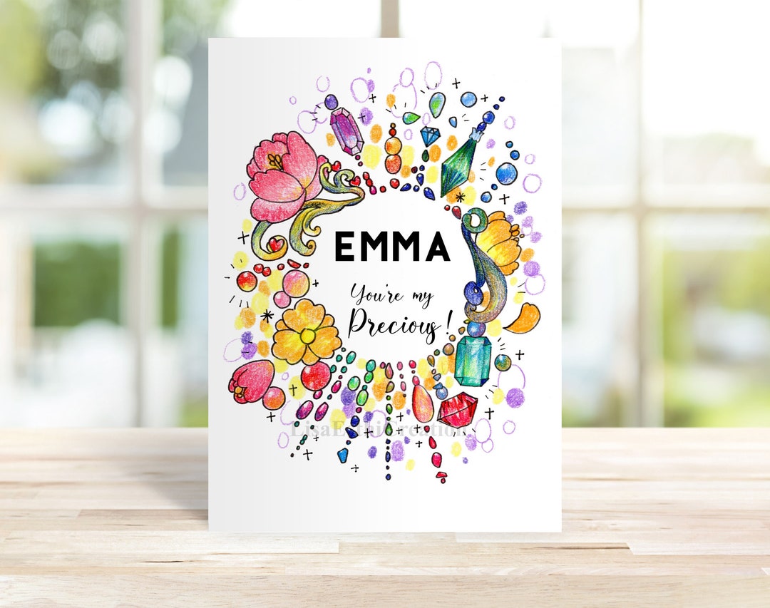 PRINTABLE Editable Card, Custom Congratulation Card, You're My Precious ...