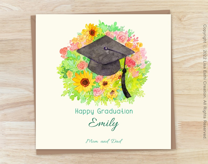 Printable Editable Graduation Card Happy Graduation Day Card - Etsy