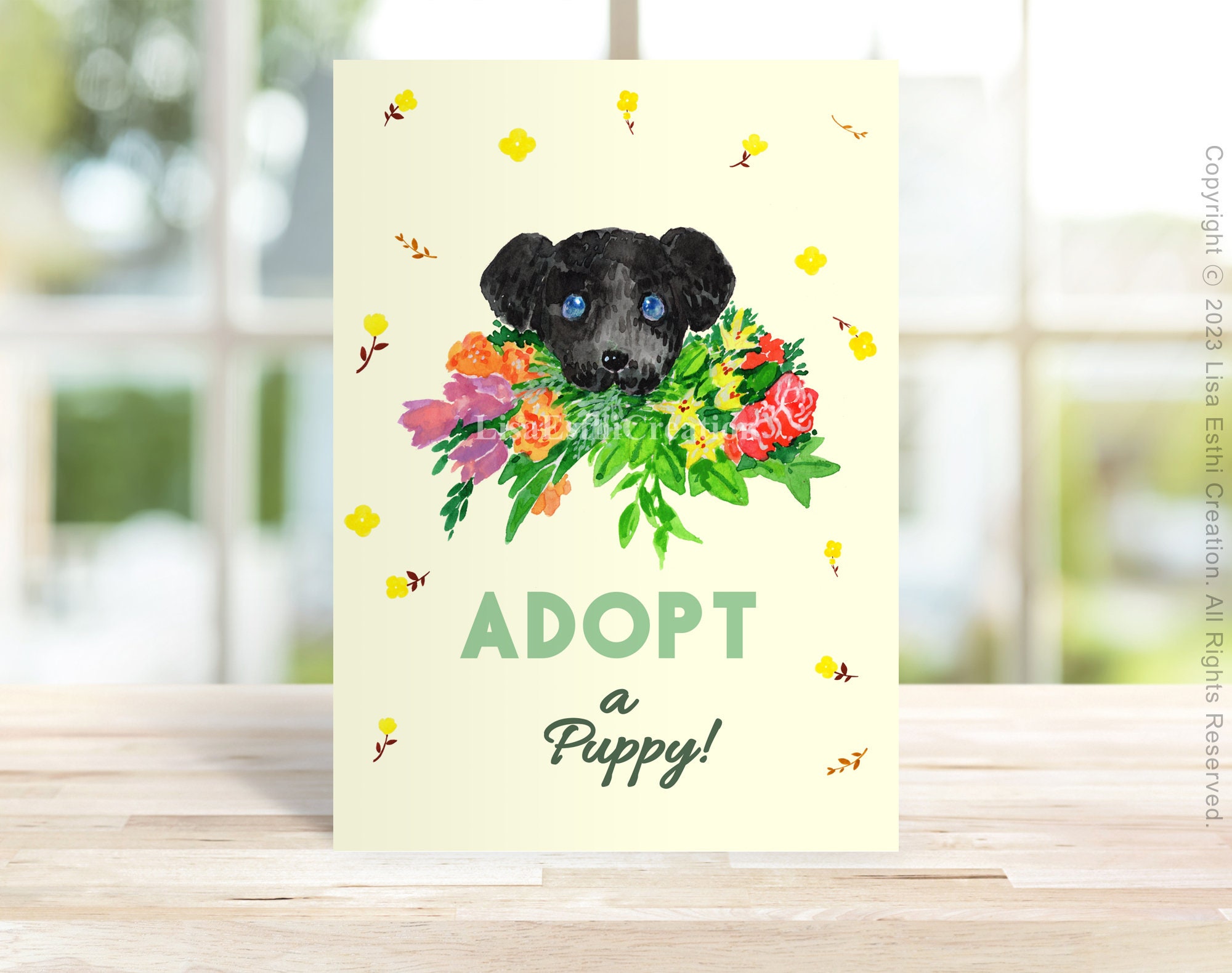 Editable Printable Pet Adoption Day Card, Adopt a Shelter Pet Day ...