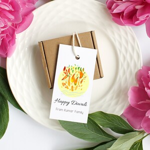 EDITABLE Printable Diwali Gift Tags on CORJL, Indian Festival of Lights ...