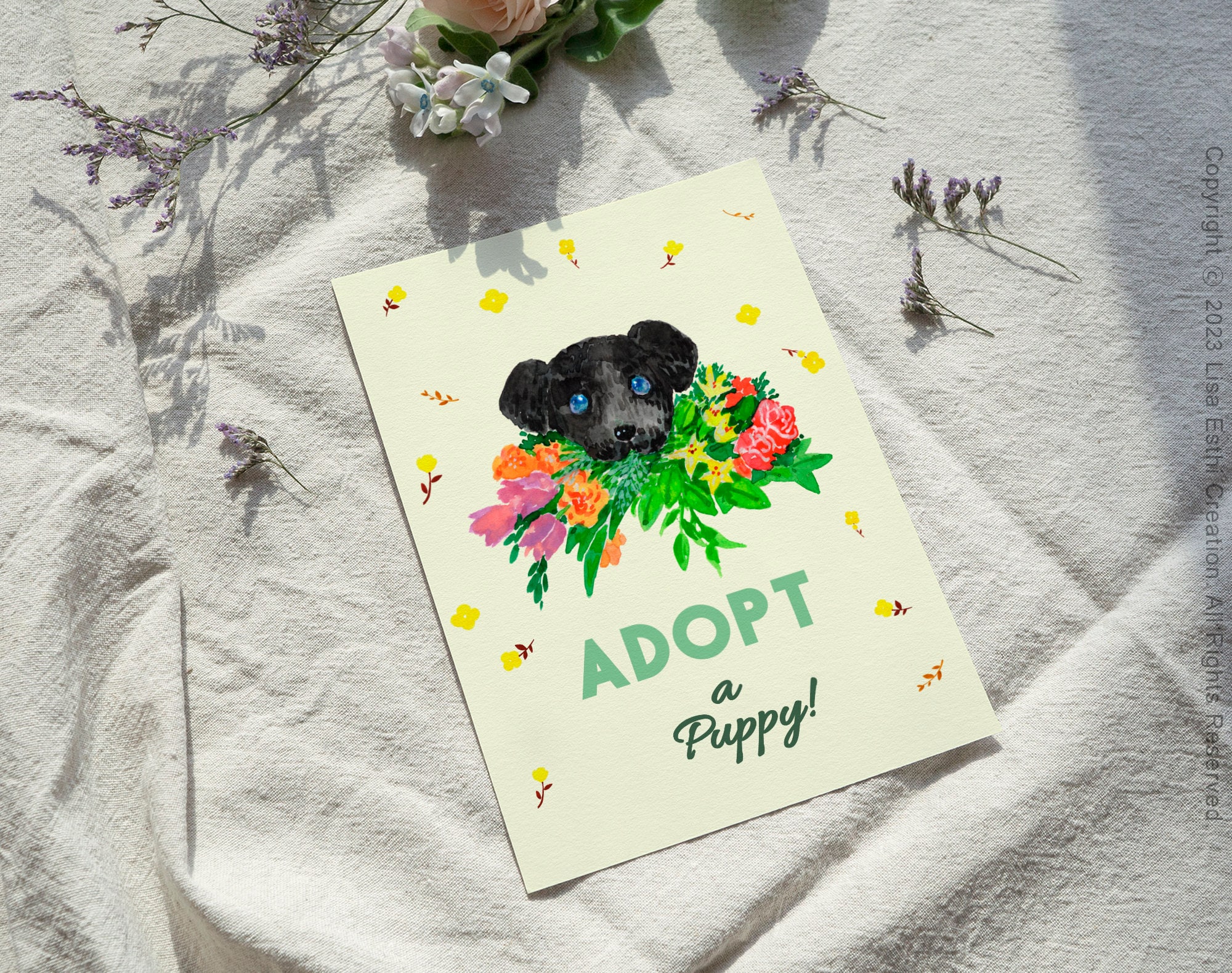 Editable Printable Pet Adoption Day Card, Adopt a Shelter Pet Day ...