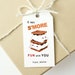 EDITABLE Printable Smores Favor Tags, Digital Bonfire Goody Bag Tags ...