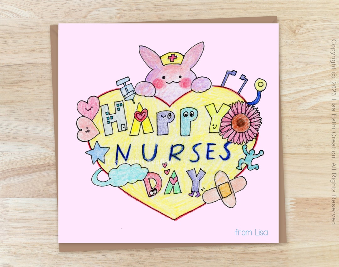 Printable Nurse Card, Happy Nurses Day, Nurses Week Card, Thank You ...