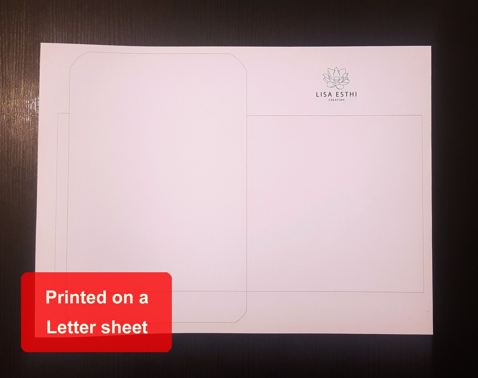 Envelope Template Ideal for 5x5 Inches Card, Envelope PDF, Printable ...