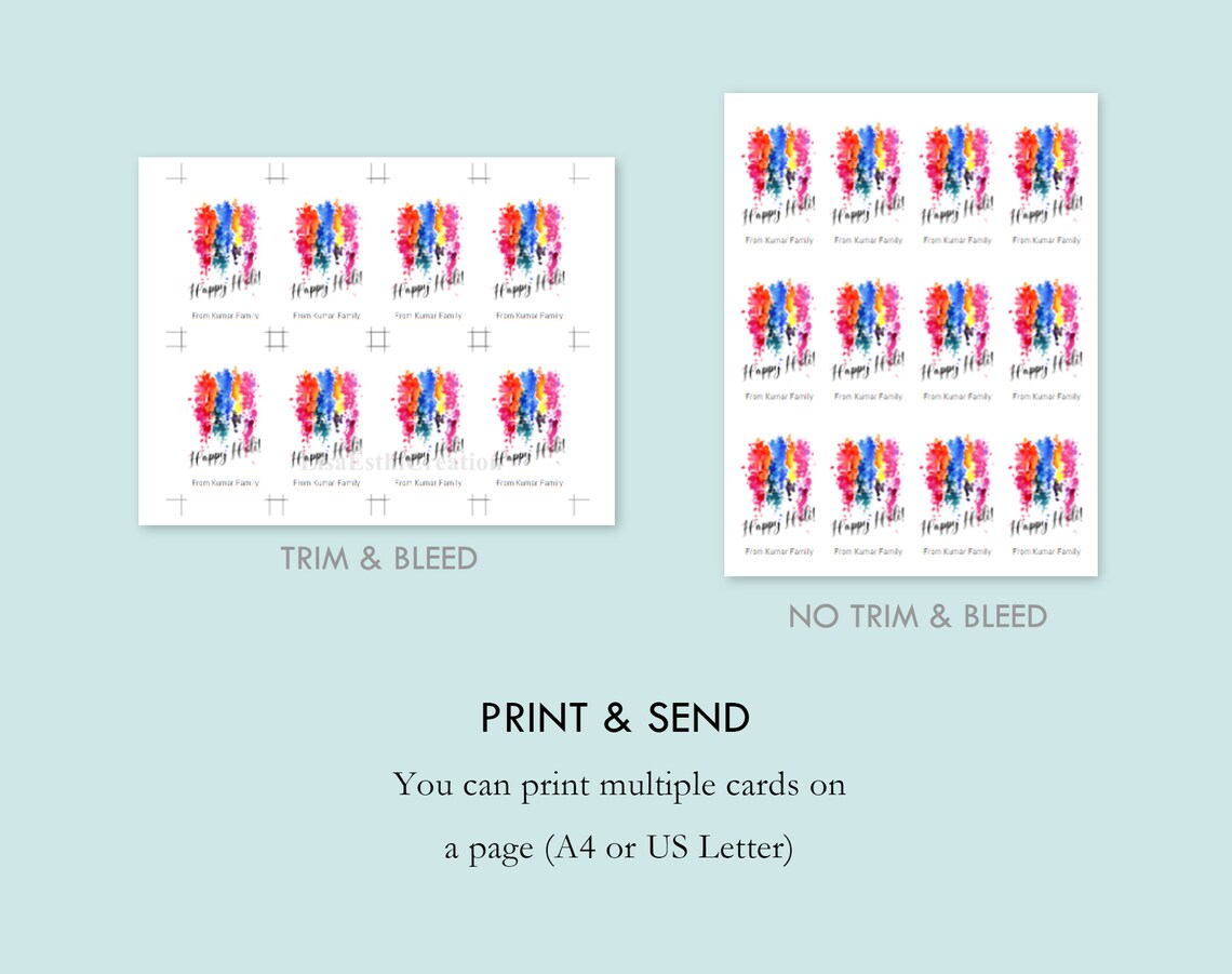 EDITABLE Printable Holi Tags on CORJL, Festival of Colors, Indian ...