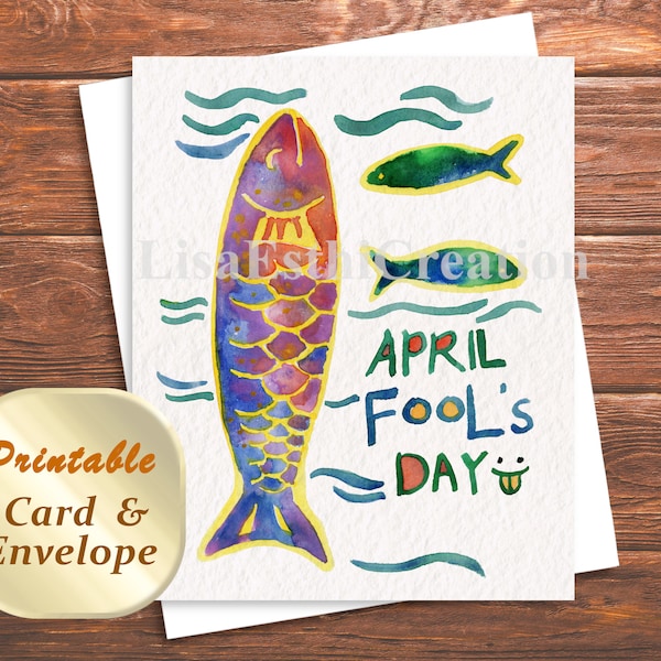 April Fools Printable - Etsy