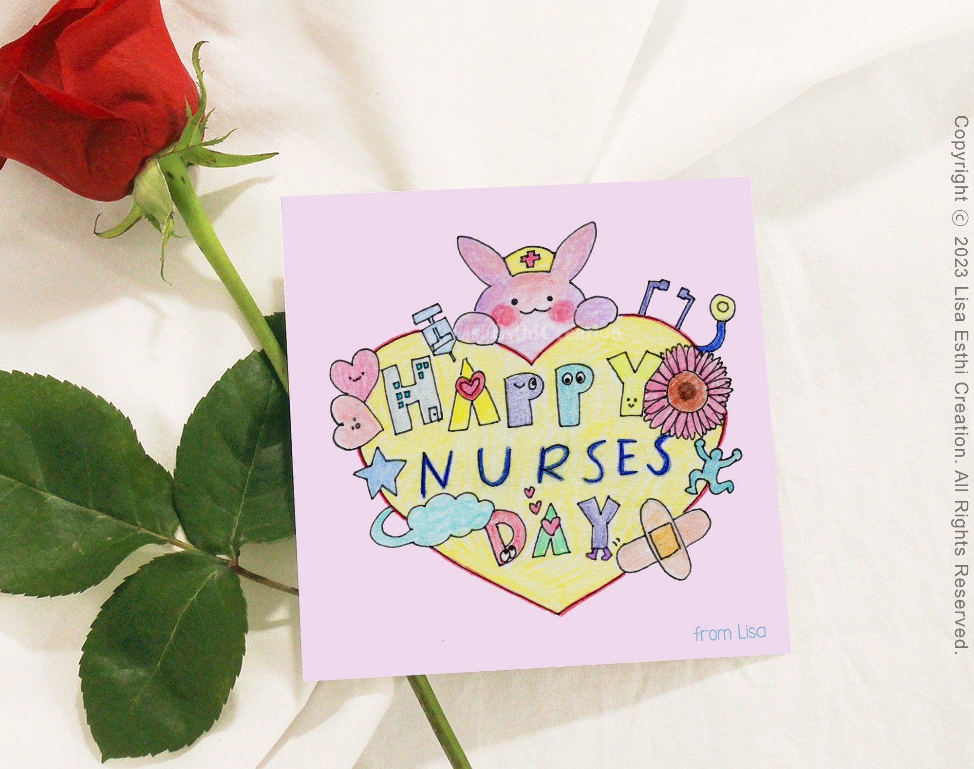Printable Nurse Card, Happy Nurses Day, Nurses Week Card, Thank You ...