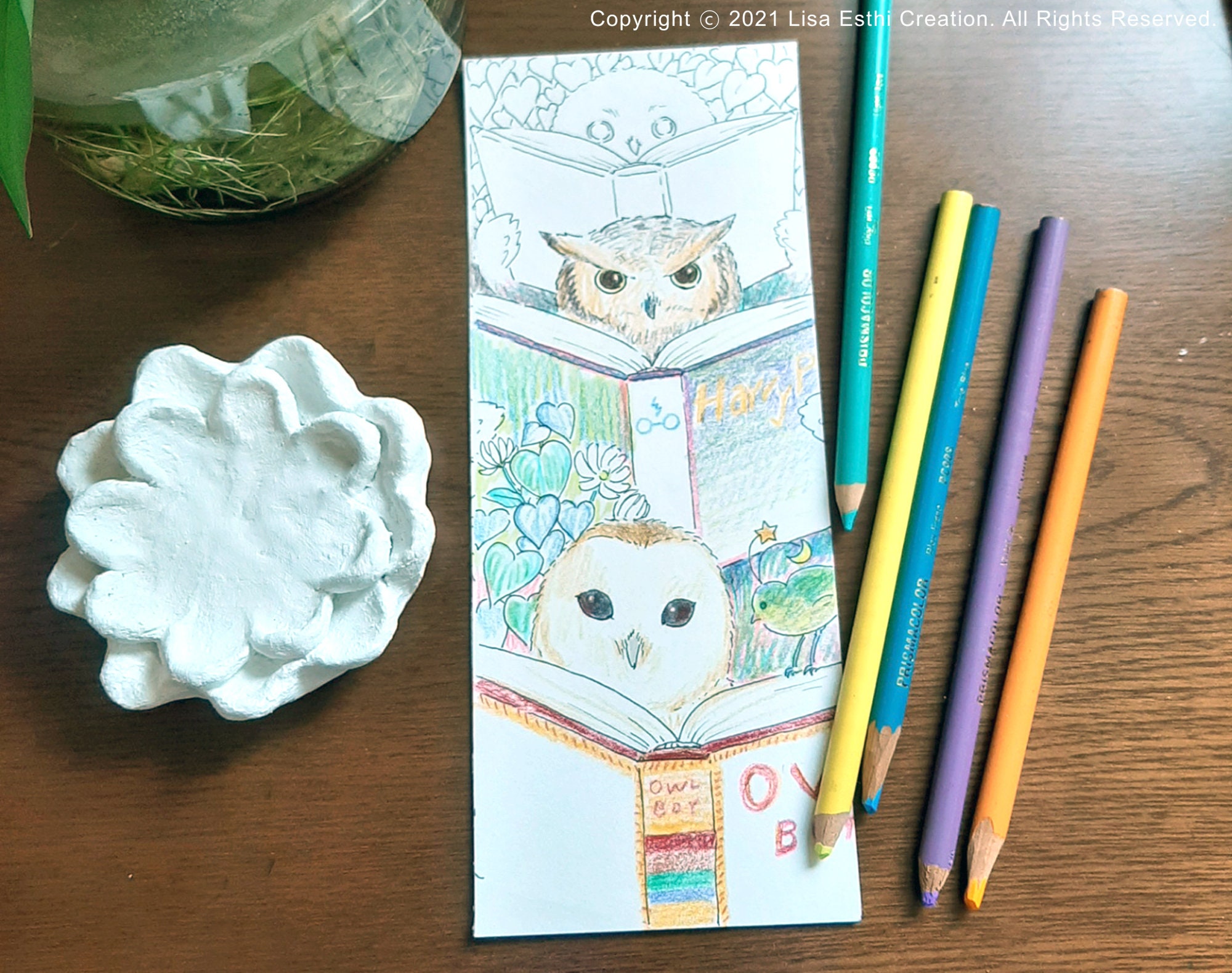 Printable Owl Bookmarks, 3 Coloring Bookmark Set, Reading Owls, Bundle ...