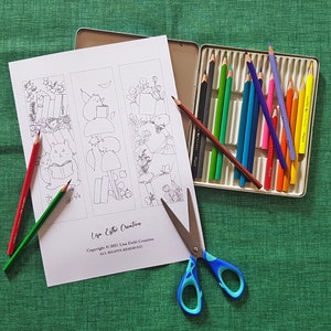 Printable Bookmark Set, 3 Coloring Bookmark Bundle With Pika ...