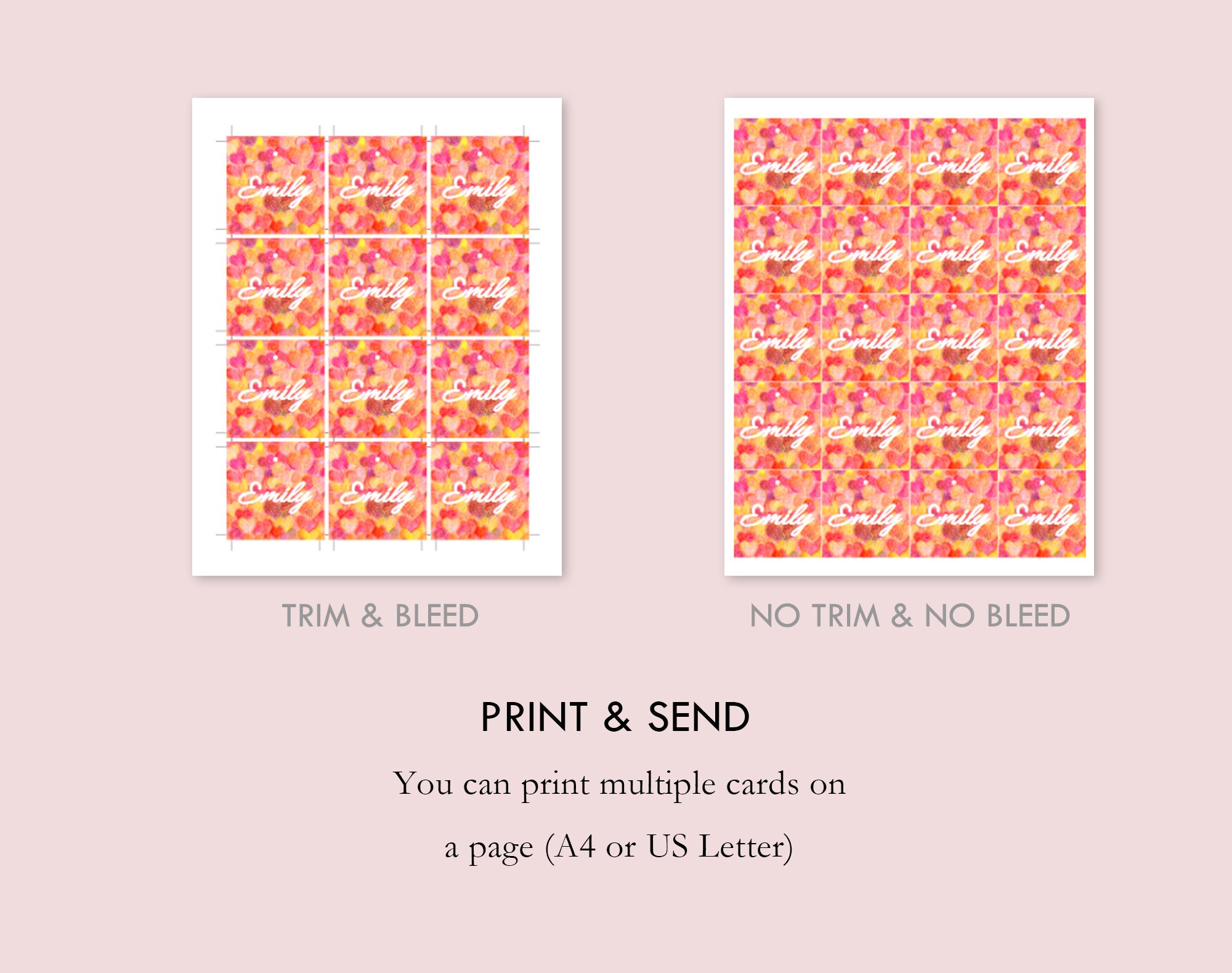 EDITABLE Printable Valentine's Day Gift Tag, Heart Love Gift Tag ...