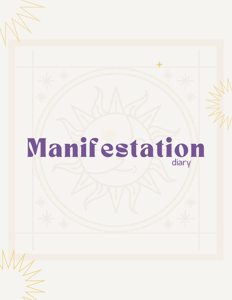 Digital Manifestation Planner - Etsy