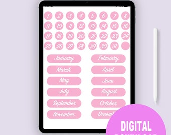 Days of the Week Sticky Notes - Etsy