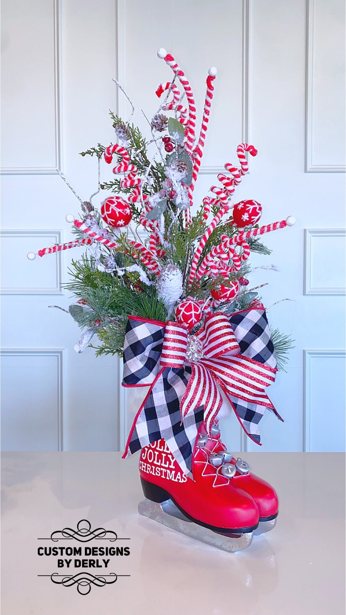 Christmas Centerpiece, Table Decor, Christmas Table Decor, Centerpiece ...