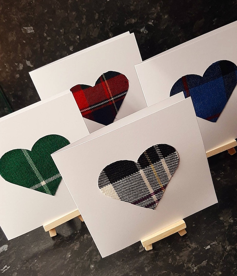 Scottish Tartan Cards - Etsy UK