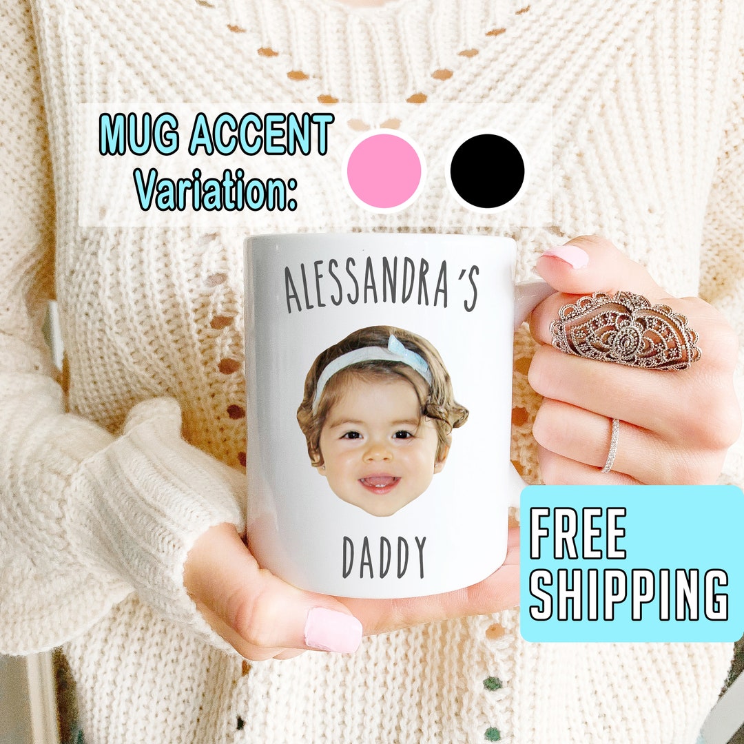 Face Custom Baby Mug, Facial Photo, Perfect Gift, Personalized Kid ...