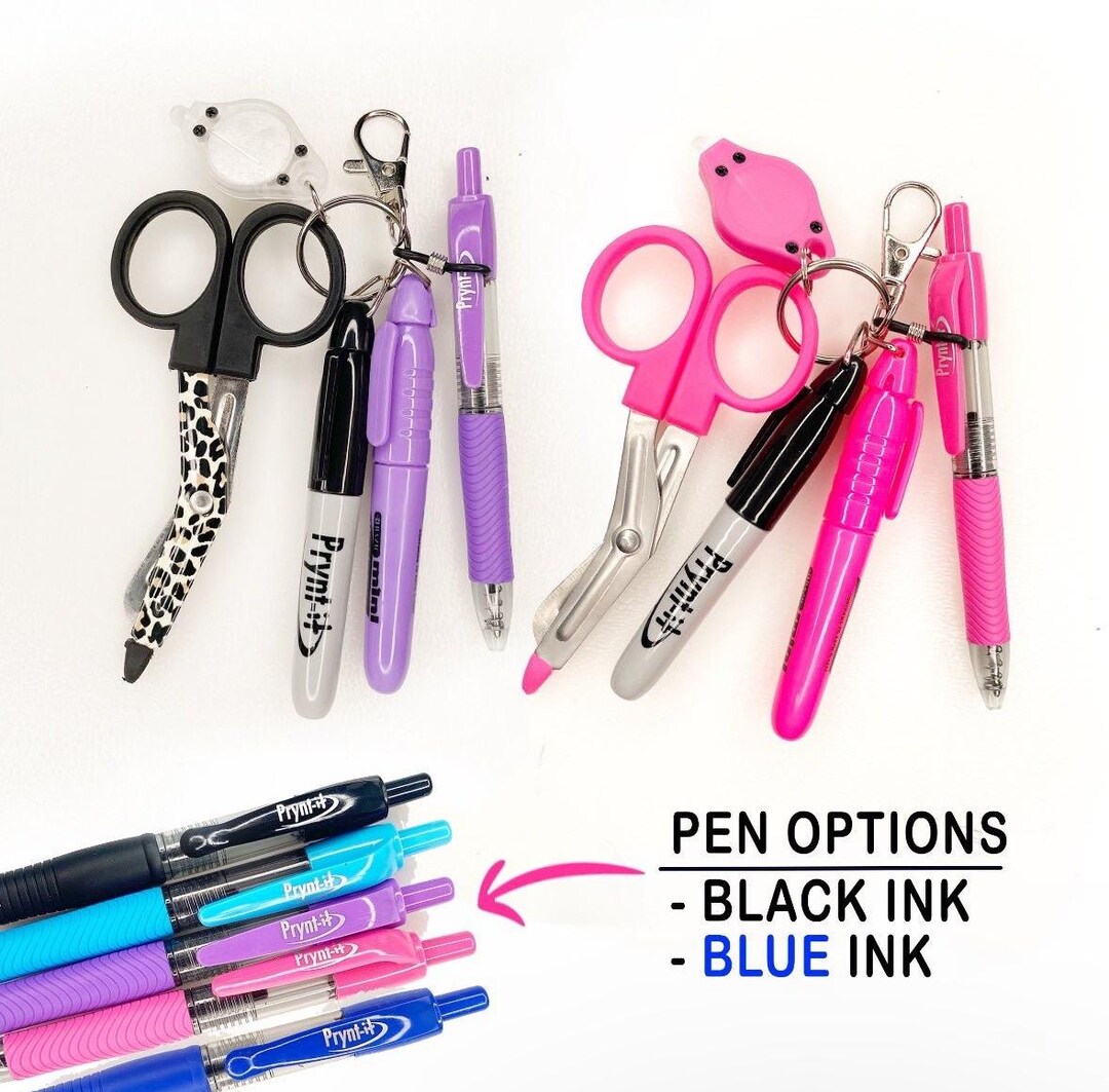 Ultimate Badge Reel Accessory Set – Mini Trauma Shears, Highlighter ...