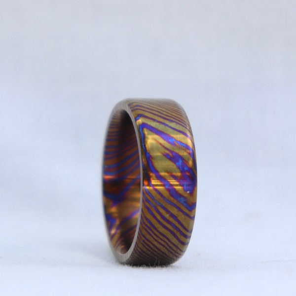 Timascus Signet Ring - Etsy