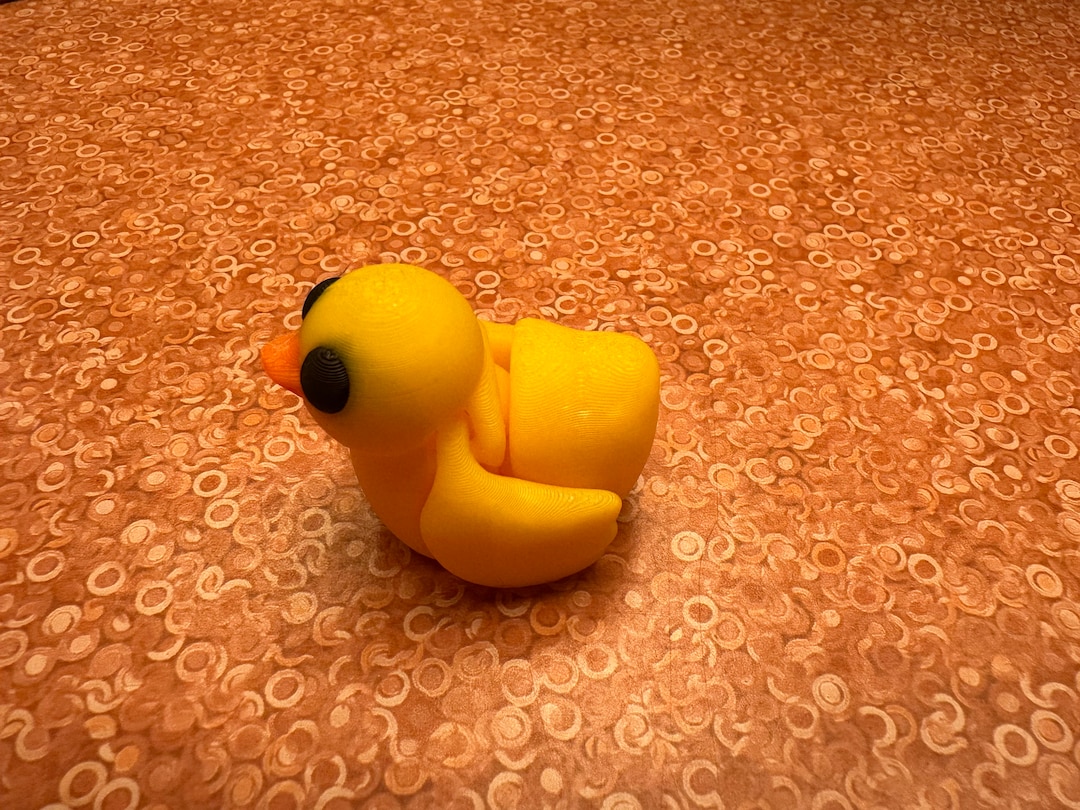 3D Printed Articulated Mini Duck Fidget Friend Animal, Baby Animals ...