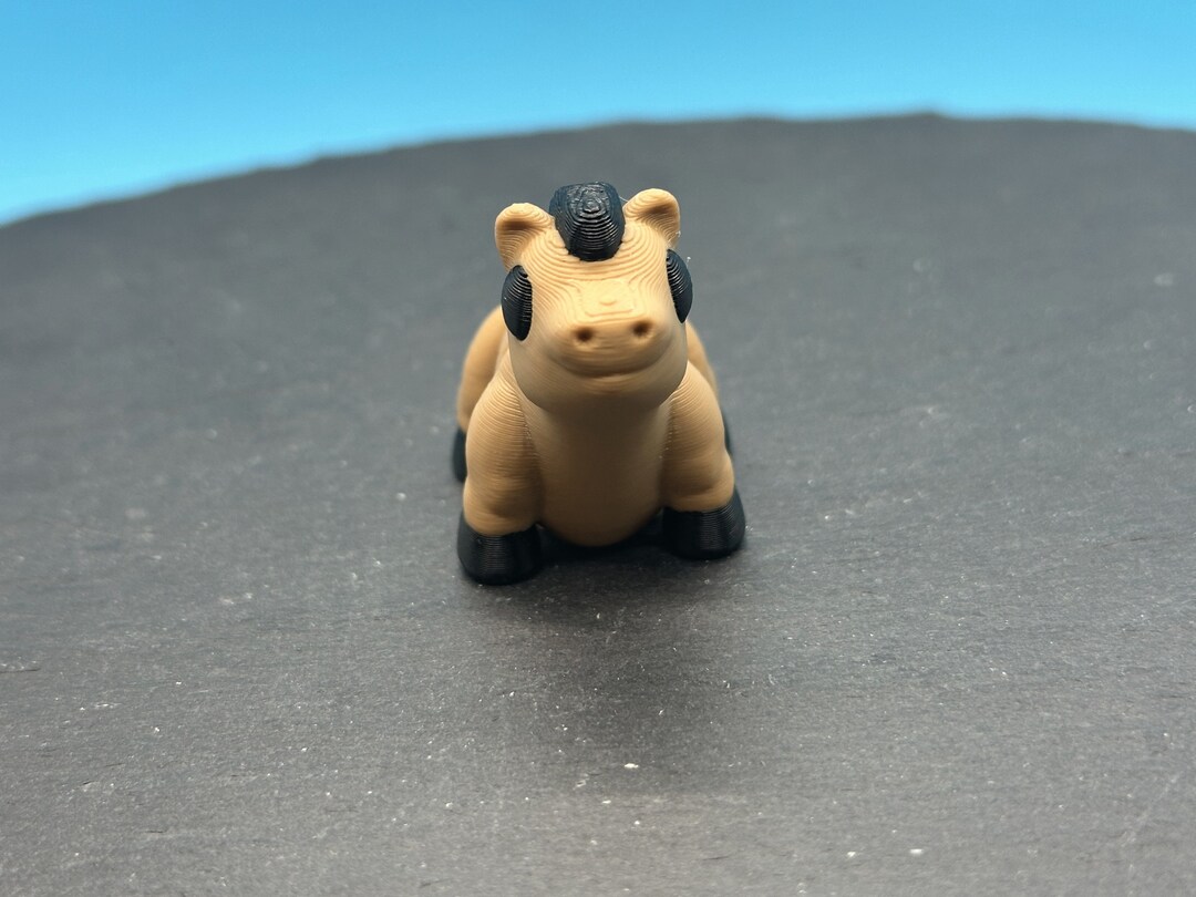 3D Printed Articulated Mini Horse - Fidget Friend Animal, Baby Animals ...